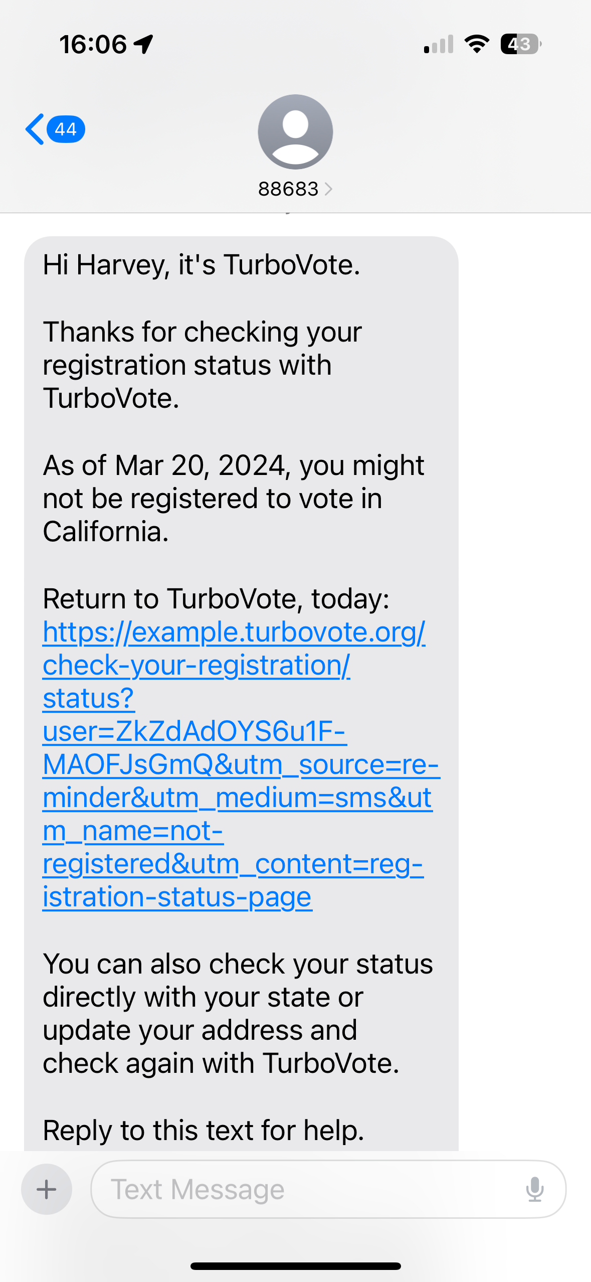 Check Your Registration – TurboVote Support Center